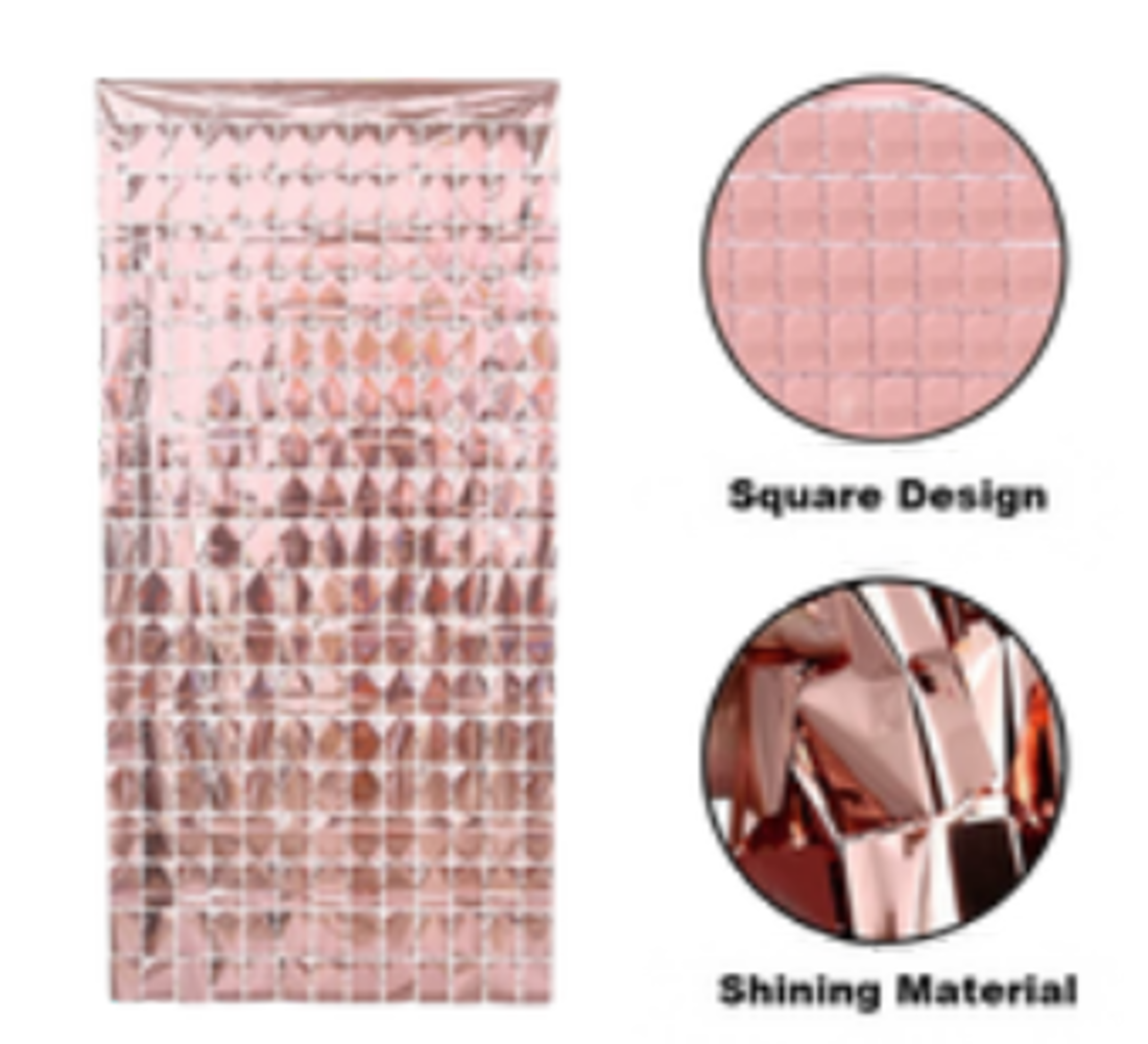 Square Foil Curtains – Partyology